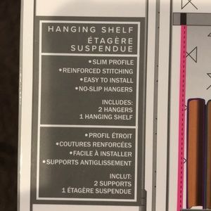 locker luxe | Storage & Organization | Locker Luxe Hanging Shelf Pink ...